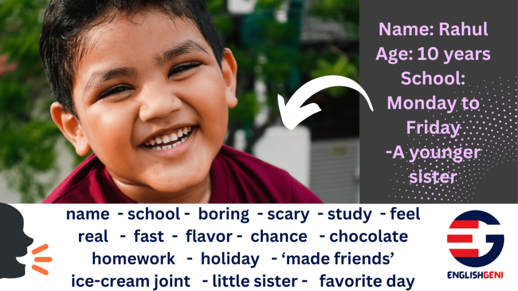 Picture Description for Kids with 15 Targeted Vocabulary - English ...
