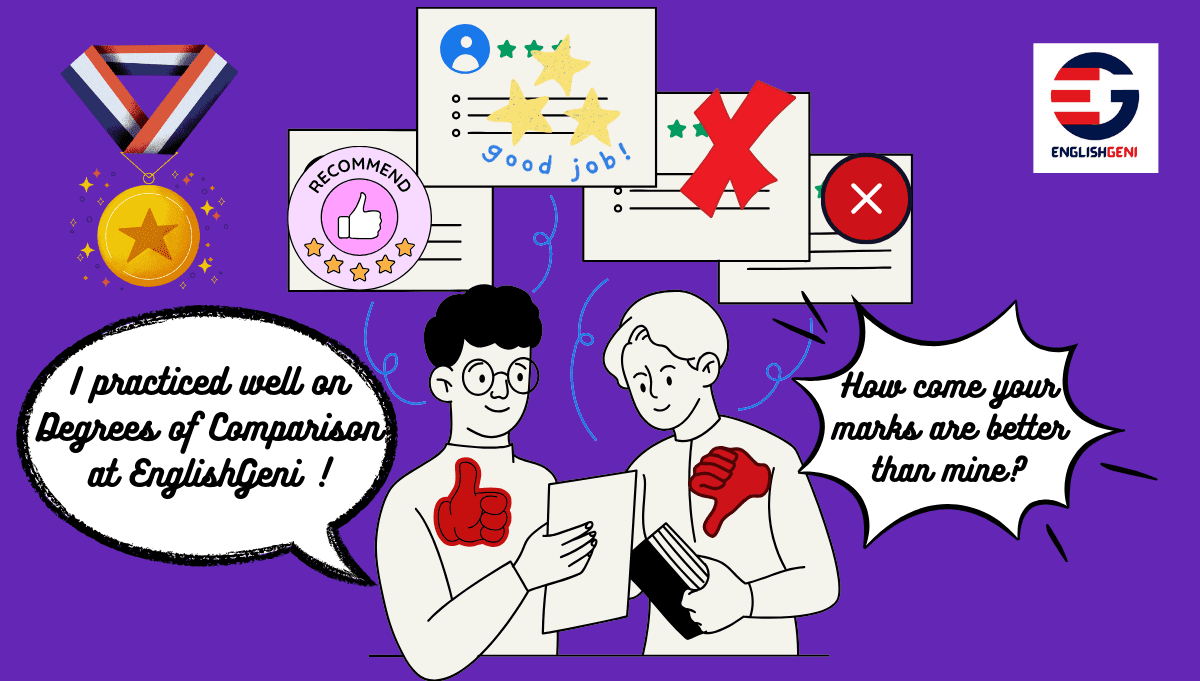 35 Degrees of Comparison Worksheet Sets for Intense Practice - English Learning Supercharged