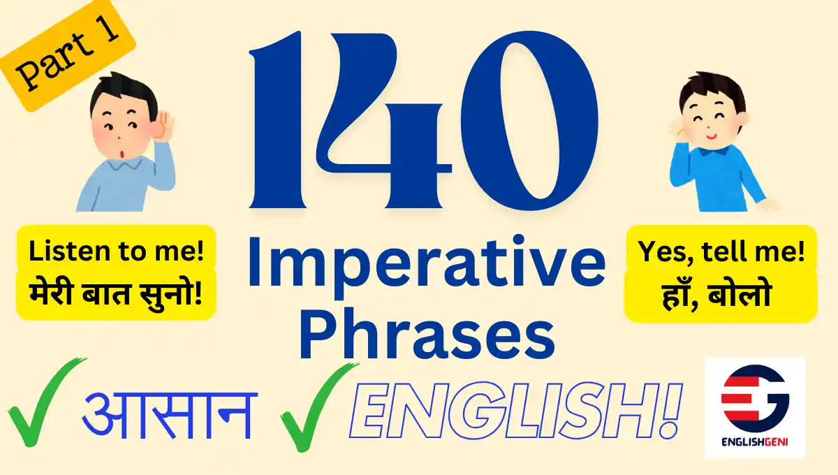 Part 1: Imperative Meaning in Hindi: Examples, Responses - English ...